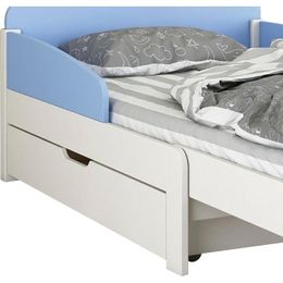 OTTO home Bettschubkasten &raquo;Barne&laquo; Aus massiver Kiefer, FSC -zertifiziert wei&szlig; Massivholz B/H/T: 130cm x 19,4cm x 61,2cm