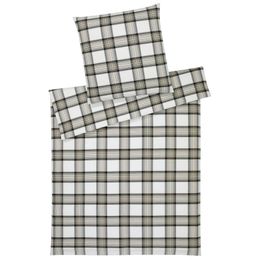Elegante Bettw&auml;sche &raquo;Westminster&laquo; 2 Stk. angenehmes Hautgef&uuml;hl Flanell, Obermaterial: 100% Baumwolle B/L: 135cm x 200cm, 1 Stk., 1 Stk., Flanell, B/L: 80cm x 