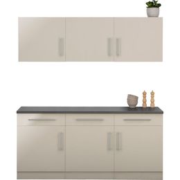 Wiho-K&uuml;chen wiho K&uuml;chen K&uuml;che &raquo;Cali&laquo; ohne E-Ger&auml;te, Breite 180 cm beige B/H/T: 180cm x 60cm