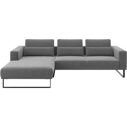 Musterring Ecksofa &raquo;JUSTB! PM100, stilvoller Lounge-Komfort von &laquo; Kollektion Bettina Zimmermann, optionaler Sitzvorzug & Fu&szlig;-Auswahl grau 100% Polyester B/H/T: 