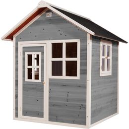 EXIT Spielhaus &raquo;Loft 100&laquo; grau Holz Einheitsgr&ouml;&szlig;e