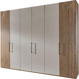 Wiemann Kleiderschrank &raquo;Denver&laquo; hochwertige Beschl&auml;ge braun Holzwerkstoff Bianco-Eiche-Nachbildung, B/H/T: 295,2cm x 217cm x 58cm