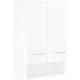 Welltime H&auml;ngeschrank &raquo;Ribera&laquo; wei&szlig; MDF wei&szlig;, B/H/T: 50cm x 71cm x 20cm, T&uuml;ren: 2 Stk.