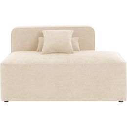 Home Affaire Recamiere &raquo;Sundstrup&laquo; Modulserie, individuelle Zusammenstellung beige 100% Polyester B/H/T: 140cm x 76,5cm x 93cm, Struktur weich, 