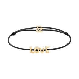 Echtzeit Damen Armband &raquo;Schmuck Geschenk Edelstahl-Nylon-Armband Love Letters&laquo; 21cm, Edelstahl Nylon