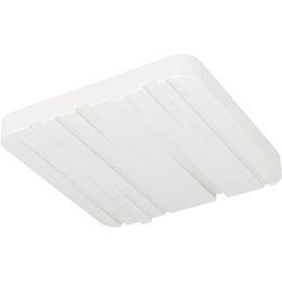 Eglo Deckenleuchte &raquo;FERENTINO&laquo; LED-Modul 1 Stk. Warmwei&szlig; Deckenlampe mit Dekor, LED-Panel, wei&szlig;, Deckenbeleuchtung wei&szlig; H: 6cm, 1 Stk.