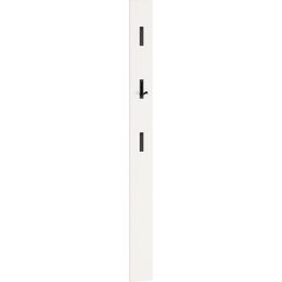Germania Garderobenpaneel &raquo;Ameca&laquo; 1 Stk. tlg. 15x 70x3 cm, f&uuml;r schmale Flure, ausklappb. Haken, Made in Germany wei&szlig; B/H/T: 15cm x 170cm x 3cm