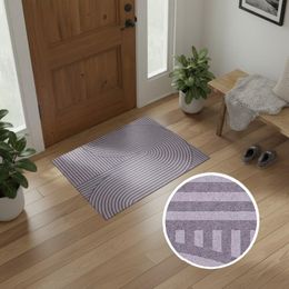 OTTO home Fu&szlig;matte &raquo;Sammo, Schmutzfangmatte, Teppich, f&uuml;r Hausflur und Wohnbereiche&laquo; rechteckig 5 mm H&ouml;he Indoor, Eingangsmatte, Design, Scandi, Zen, 