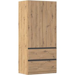 Rauch Dreht&uuml;renschrank &raquo;Kleiderschrank Schrank Garderobe COSTA in den Breiten 91/136/181 cm&laquo; in 3 Ausstattungen BASIC/CLASSIC/PREMIUM, viel Platz, 