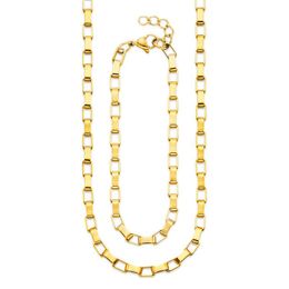 Aniston Jewelry & Watches Damen Aniston JEWELRY & WATCHES Ketten und Armband Set &raquo;Schmuck Geschenk Edelstahlset Halskette und Armband&laquo; (Set, 2 Stk. 