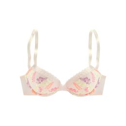 Lascana BH Damen Gr&ouml;&szlig;e 85 elfenbein / gelb / orchidee / mandarine
