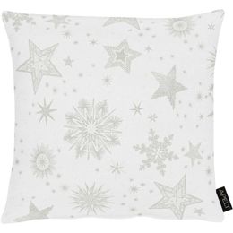 Apelt Dekokissen &raquo;9602&laquo; Kissenh&uuml;lle mit F&uuml;llung, 1 St&uuml;ck gold Polyester B/L: 39cm x 39cm, 1 Stk.