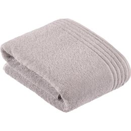 Vossen Saunatuch &raquo;Vienna Style Supersoft&laquo; mit Bord&uuml;re grau Walkfrottee, Baumwolle B/L: 100cmx150cm, 1 Stk., 1 Saunatuch (100x150cm), Walkfrottee