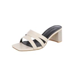 Ital-Design High-Heel Sandalette in Beige | Gr.: 37