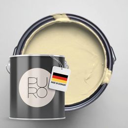 A.S. Cr&eacute;ation Wandfarbe &raquo;Premium Innenwandfarbe PURO Tuchmatt smooth saffron&laquo; ideal f&uuml;r Wohnzimmer, Schlafzimmer, Flur und K&uuml;che, Farbwelt Orange beige 1 l 1ml