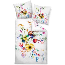 Janine Bettw&auml;sche &raquo;modern art S42129&laquo; mit Rei&szlig;verschluss bunt Mako-Satin, Obermaterial: 100% Baumwolle B/L: 155cm x 220cm, 1 Stk., 1 Stk., Mako-Satin, B/L: 