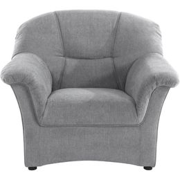 DOMO collection Sessel &raquo;SARAFINA Breite 102 cm, auch mit Federkern f&uuml;r noch mehr Sitzkomfort!&laquo; whlw. mit Federkern, elegantes Design grau Luxus-