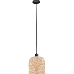 NOVA LUCE Pendelleuchte &raquo;INTRA&laquo; E27 1 Stk. beige 1, &Oslash; 23cm H: 130cm, 1 Stk.