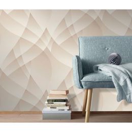 Fashion for walls Vliestapete &raquo;Lumina&laquo; geometrisch gepr&auml;gt Phthalate frei beige B/L: 0,53m x 10,05m, Rollen: 1