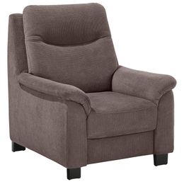 OTTO home Sessel &raquo;Boccaccio&laquo; mit Federkern, incl. Kopfteilverstellung grau Struktur weich (90% Polyester / 10% Polyamid);Luxus-Microfaser (100% 