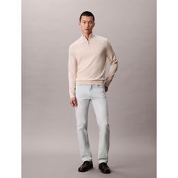 Calvin Klein Jeans Herren Straight-Jeans &raquo;STNDRD STRGHT JEAN&laquo; Mit G&uuml;rtelschlaufen beige 34, L&auml;nge 34