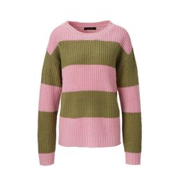 Aniston CASUAL Strickpullover in hellpink-moosgr&uuml;n | Gr.: 46