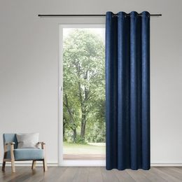 GERSTER Vorhang &raquo;Grace&laquo; &Ouml;sen 1 Stk. tlg. Blickdichter &Ouml;senschal "Grace" blau Polyester 245cm, &Ouml;sen, 145cm