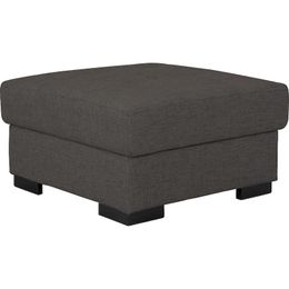 Home Affaire Stauraumhocker &raquo;Tulio&laquo; mit Stauraum grau Struktur fein (100% Polyester);Struktur (100% Polyester);Samtstruktur (100% Polyester) B/H/T: 