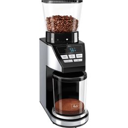 Melitta Kaffeem&uuml;hle &raquo;Calibra 1027-01 schwarz-Edelstahl&laquo; 160 W Kegelmahlwerk 375 gBohnenbeh&auml;lter grau Einheitsgr&ouml;&szlig;e