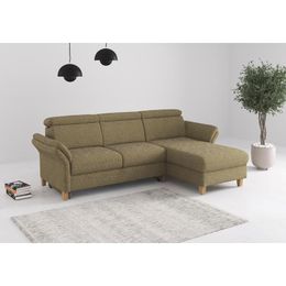 OTTO home Ecksofa &raquo;Glendale, L-Form&laquo; inkl. Kopfteilverstellung, wahlweise mit Vorziehsitz und Bettkasten 100% Polyester B/H/T: 253cm x 84cm x 166cm, 