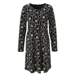 Aniston CASUAL Jerseykleid in schwarz wei&szlig; | Gr.: 38