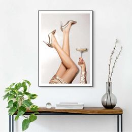 Reinders Bild mit Rahmen &raquo;Celebrate Good Times&laquo; gold Holzwerkstoff B/H/T: 50cm x 70cm x 1,6cm