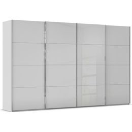 Rauch Schwebet&uuml;renschrank &raquo;Kleiderschrank Schrank Garderobe Schlafzimmerschrank SCALE-FYRA&laquo; edle viergeteilte T&uuml;ren mit Glas-Front viele Farben MADE 