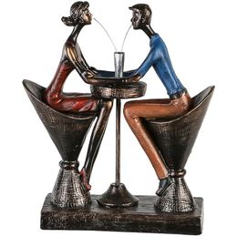 Casablanca by Gilde Dekofigur &raquo;Skulptur "Table for two"&laquo; braun Kunstharz B/H/T: 21cm x 25cm x 8cm