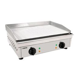 ich-zapfe Saro Griddleplatte Elektro - Fry Top GM 610R gerillt
