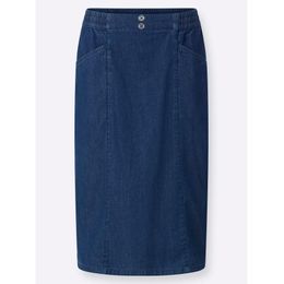 Sieh an! Jeans-Rock in blue-stone-washed | Gr.: 44