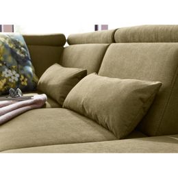 Sit & More sit&more Polsterauflage &raquo;Brisbane&laquo; Nierenkissenset gr&uuml;n Soft clean (98% Polyester, 2% Polyamid) B/H/T: 65cm x 25cm x 13cm, Soft clean, 2 Stk.