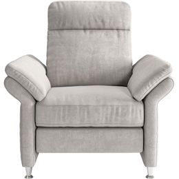 Home Affaire Polstergarnitur &raquo;Mailand&laquo; Set: 3-Sitzer, 2-Sitzer und Sessel, wahlweise mit Move-Funktion grau 100% Polyester B/H/T: 103cm x 89cm, Easy 