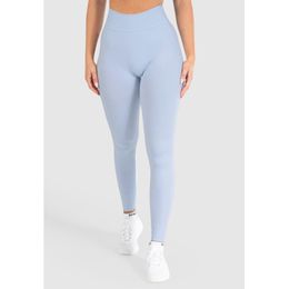 Smilodox Leggings Slayton Scrunch in Hellblau | Gr.: S