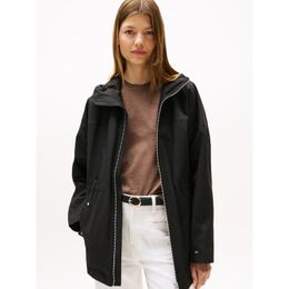 Tommy Hilfiger Damen Windbreaker &raquo;COTTON NYLON REG PARKA&laquo; mit Kapuze schwarz XXL (44)