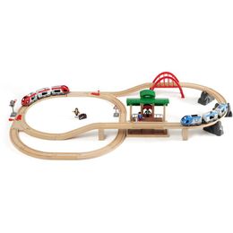 Brio Spielzeug-Eisenbahn &raquo;Brio WORLD, Gro&szlig;es Bahn Reisezug Set&laquo; Made in Europe beige Einheitsgr&ouml;&szlig;e Spielzeug-Eisenbahn