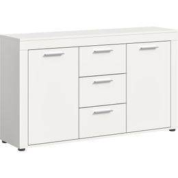 OTTO home Sideboard &raquo;AOSTA, Breite 125 cm, 2 T&uuml;ren, 3 Schubk&auml;sten, 4 Fachb&ouml;den&laquo; in verschiedenen Farbausf&uuml;hrungen, individuell kombinierbar, Kommode, 