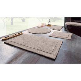 OTTO home Badematte &raquo;Kapra, Badvorleger, Badezimmer Teppich&laquo; H&ouml;he 14 mm beidseitig nutzbar fu&szlig;bodenheizungsgeeignet strapazierf&auml;hig mit Bord&uuml;re, 