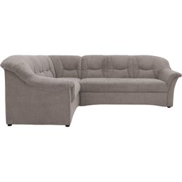 OTTO home Ecksofa &raquo;Langeland 232 x 146 cm, auch mit Schlaffunktion, mit Federkern, L-Form&laquo; mittelfester Sitzkomfort, aus pflegeleichtem, weichem 