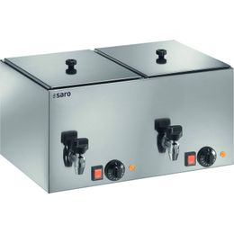 ich-zapfe Hot Dog Maker, Bockwurstw&auml;rmer, W&uuml;rstchenw&auml;rmer, Hot Dog Steamer - HD 200, Edelstahl