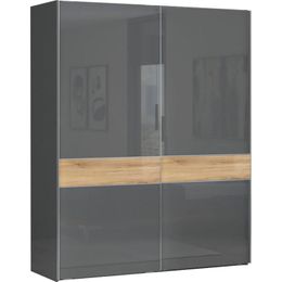 OTTO home Kleiderschrank &raquo;Onyx, Schwebet&uuml;renschrank inklusive Innenleben, FSC-zertifiziert&laquo; in 3 Breiten: 182, 230 oder 272cm, H&ouml;he 224cm, UV lackiert