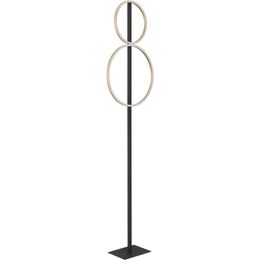 Globo LIGHTING LED Stehlampe &raquo;STEHLEUCHTE METALL SCHWARZ MATT, 1XLED&laquo; LED-Modul 1 Stk. Warmwei&szlig; Stehleuchte/Wohnzimmer/Schlafzimmer/Flur schwarz 1 Stk