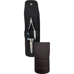 Pfeilring Pfeilring Manik&uuml;re-Etui Nappaleder braun B/H/T: 80mm x 125mm x 30mm 4 Stk.