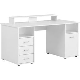Schildmeyer Schreibtisch &raquo;Baku&laquo; Solide Verarbeitung - Dieses Produkt ist in Deutschland gefertigt wei&szlig; B/H/T: 150cm x 86,7cm x 70cm