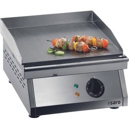 ich-zapfe Saro Griddleplatte - Fry Top 400, Kompakte Edelstahl mit Glatter Bratfl&auml;che
